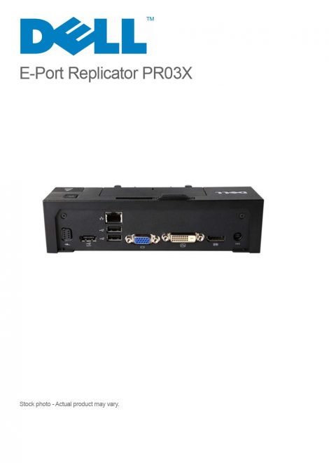 Dell E-Port Replicator Docking Station PR03X For E-Series Notebooks